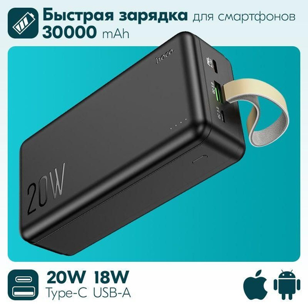 Внешний аккумулятор (Power Bank) hoco J87-95-100 - купить по выгодным ...