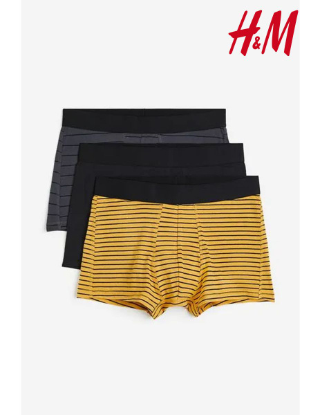 Комплект трусов боксеры H&M, 3 шт - купить с доставкой по выгодным ценам в интернет-магазине ...