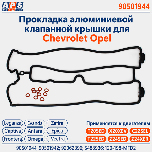 Прокладка алюминиевой клапанной крышки Chevrolet Captiva, Epica, Evanda ...