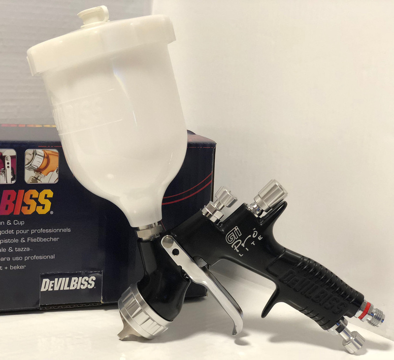 Характеристики Краскораспылитель Devilbiss GTI Pro Lite (черный) с ...