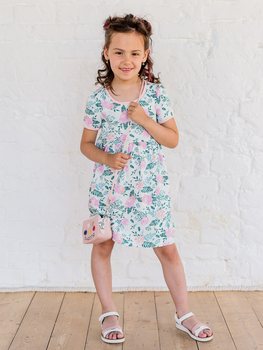 Платье SOVAlina, Девочки, На любой сезон, размер 116, материал Трикотаж — купить в интернет ...