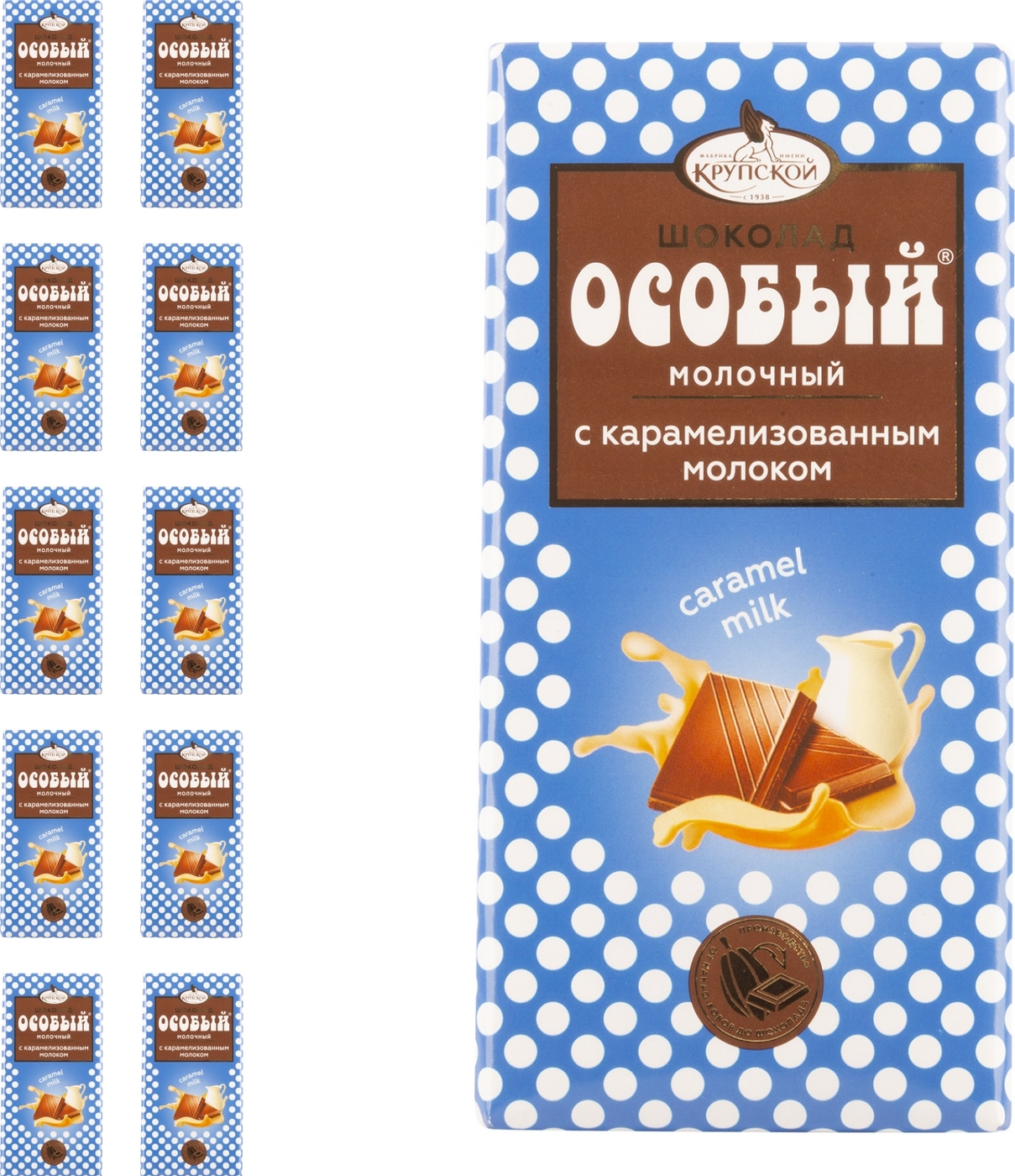 Характеристики Шоколад Фабрика имени Крупской Особый молочный 90 г ...