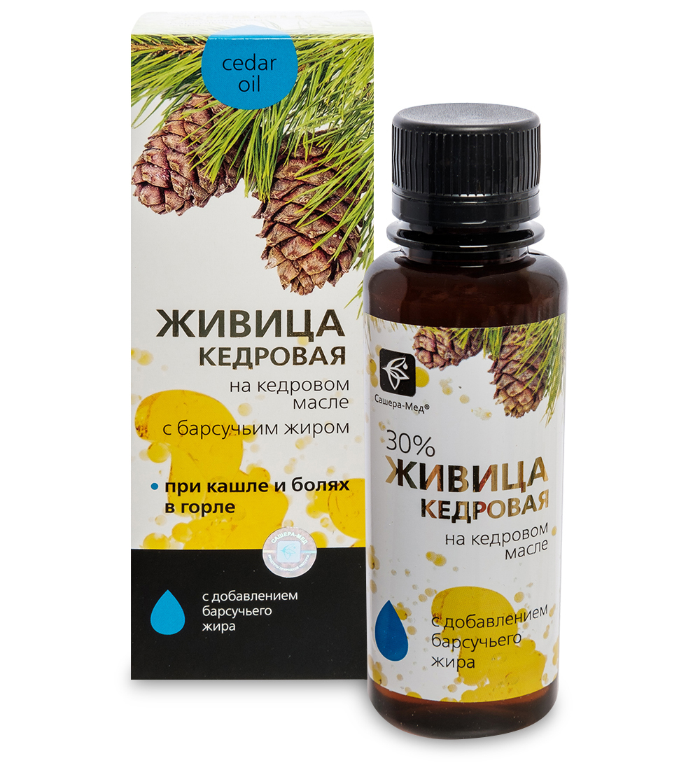 Кедровое масло "Живица с жиром барсука", 100 мл — купить в интернет ...