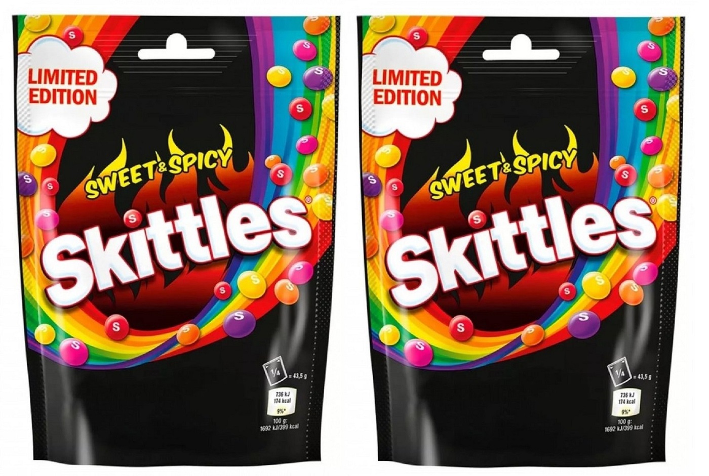 Драже Скитлс Skittles Sweet Heat 196гр (Германия), 2 шт. — купить в ...