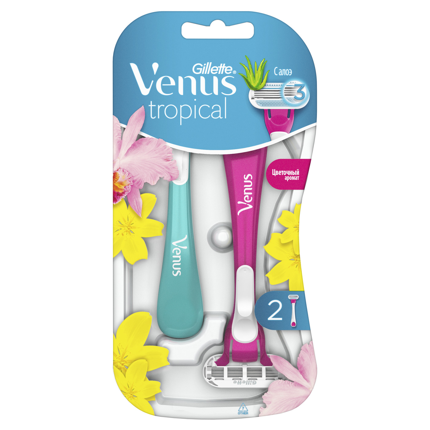 Характеристики Одноразовые бритвы женские Gillette Venus Tropical 3 ...