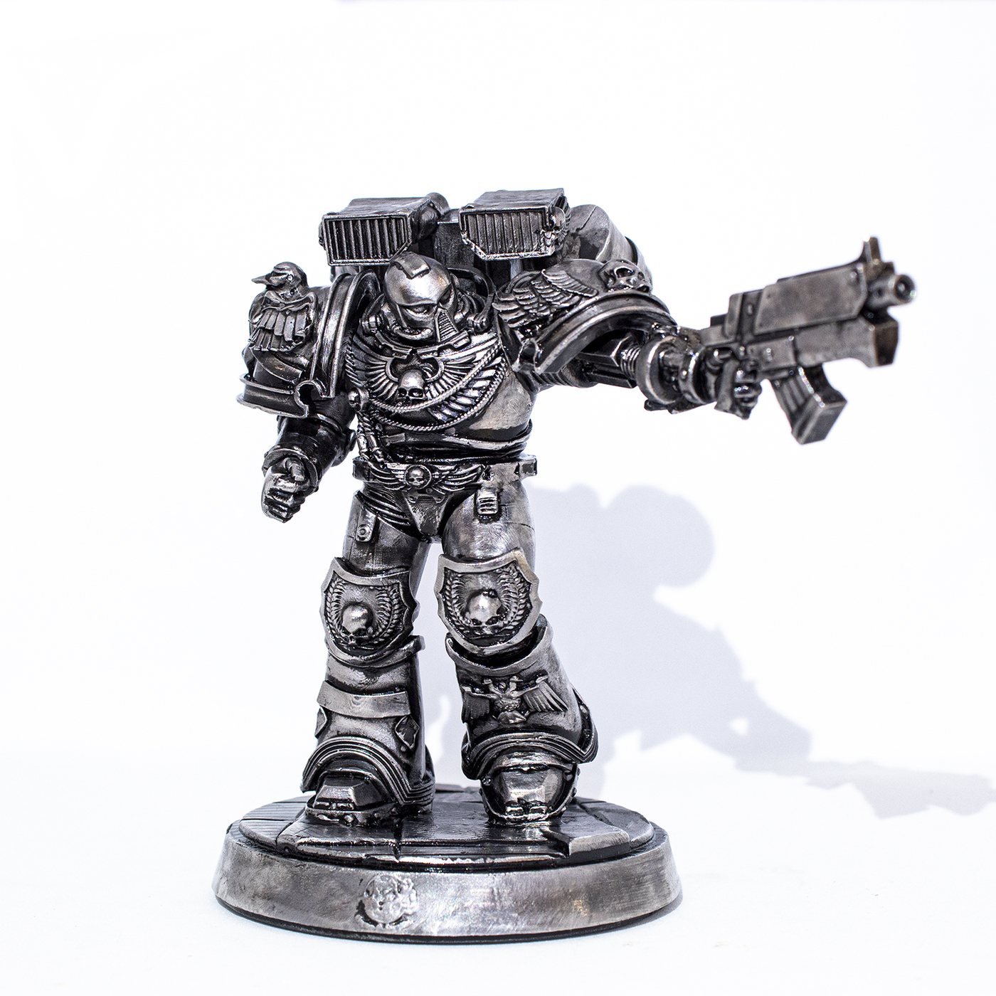 Космодесантник металлическая фигурка Sidonus / Space Marine collector's ...