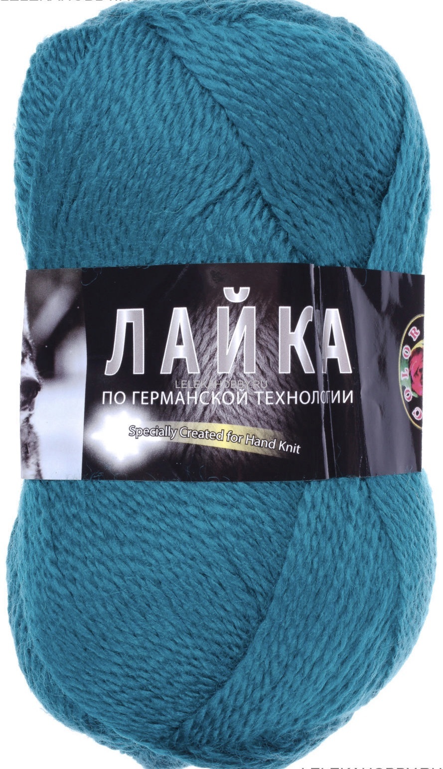 Пряжа Лайка Колор Сити, 75% меринос 25% шерсть собаки, 316 яркая бирюза ...