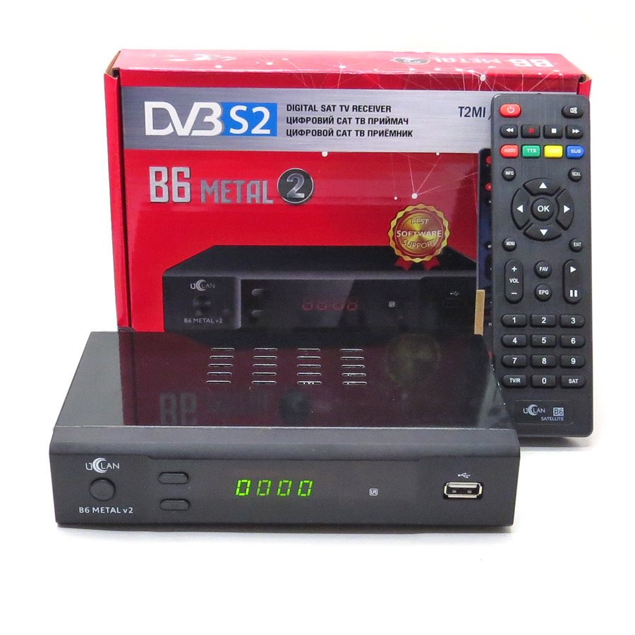 Спутниковый ресивер uClan B6 METAL v2 — купить в интернет-магазине OZON с быстрой доставкой