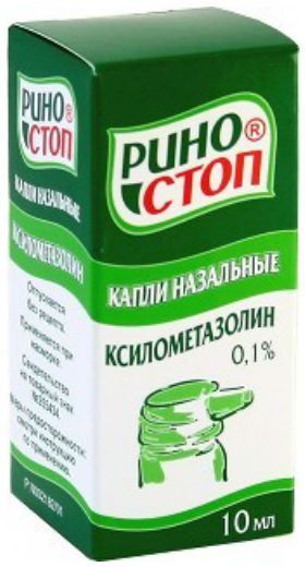 Риностоп, капли назальные 0.1%, 10 мл — купить в интернет-аптеке OZON ...