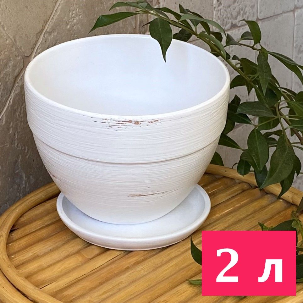 Глиняный Горшок для Цветов купить на OZON по низкой цене