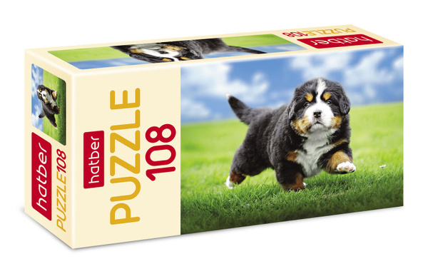 Пазлы Hatber "Пушистый Щенок" 108 элементов 300х210 мм - купить с доставкой по выгодным ценам в ...