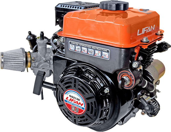 Двигатель бензиновый LIFAN GS212E (13л.с.) - Lifan - купить по выгодной ...
