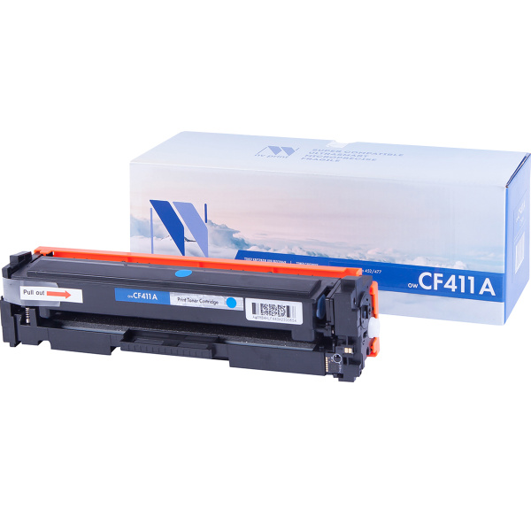 Расходник для печати NV Print CF411A, Синий (blue), для лазерного ...