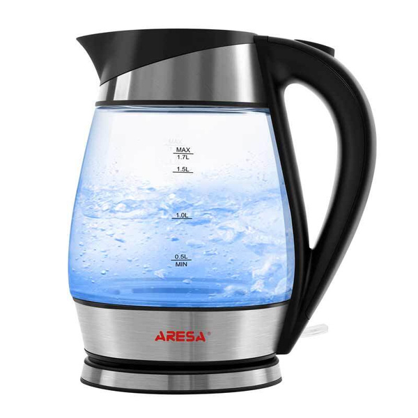 Купить электрический чайник ARESA AR-3441, Пластик/стекло по низкой ...