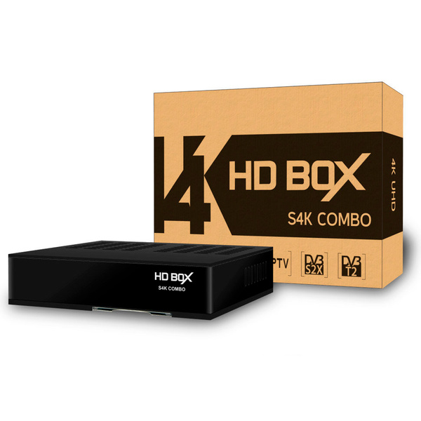 ТВ-ресивер HDBOX HD Box S4K Combo S2/T2 купить по выгодной цене в ...