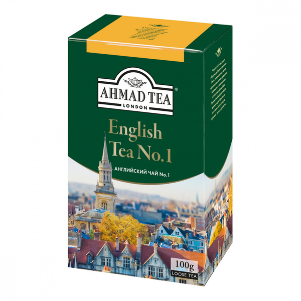 Чай листовой AHMAD TEA Ахмад Номер 1, 12 упаковок по 100г - купить с ...