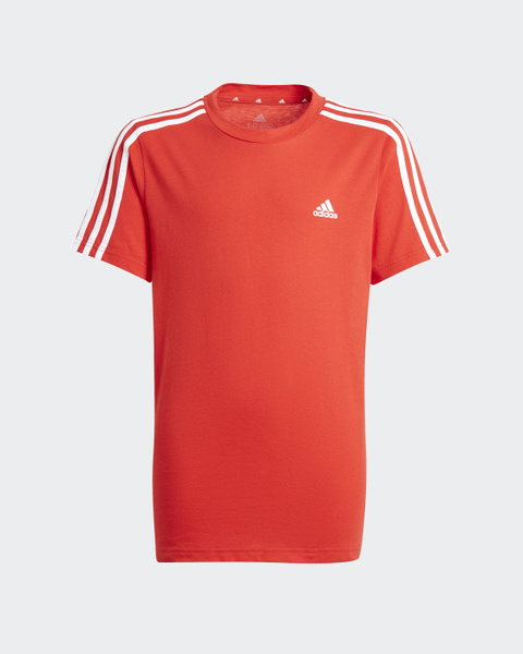 Футболка adidas, размер 140, цвет красный, 100% хлопок - купить по ...