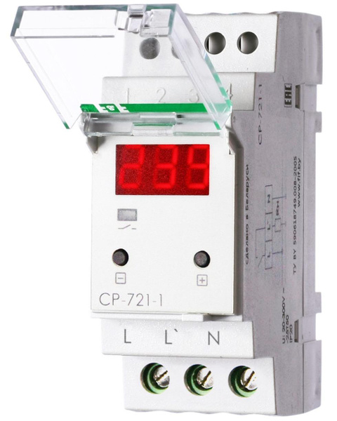 CP-721-1 Реле напряжения Евроавтоматика F&F однофазное - купить по выгодной цене в интернет ...