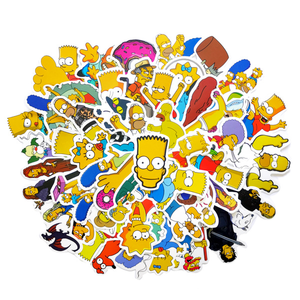 Характеристики Стикеры Симпсоны Simpsons наклейки на телефон планшет ...