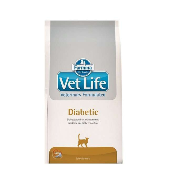 Farmina Vet Life Natural Diet Cat Diabetic 10 KG Вет лайф кэт диабетик ...