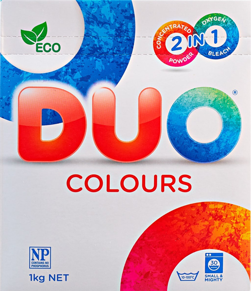 Стиральный порошок DUO Color концентрированный, 1 кг - 2 шт. - купить с ...