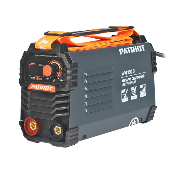 Сварочный аппарат инверторный PATRIOT WM160D MMA, 6,8кВТ (605302016 ...