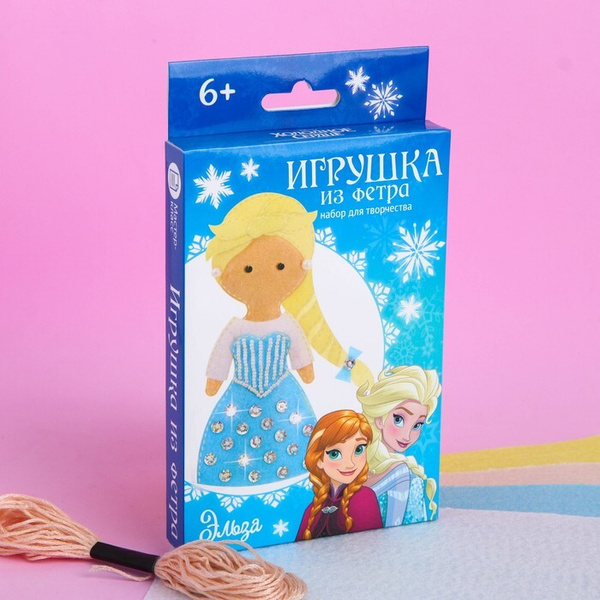 Куколка, игрушка из фетра "Моя куколка" Холодное сердце: Эльза - купить ...