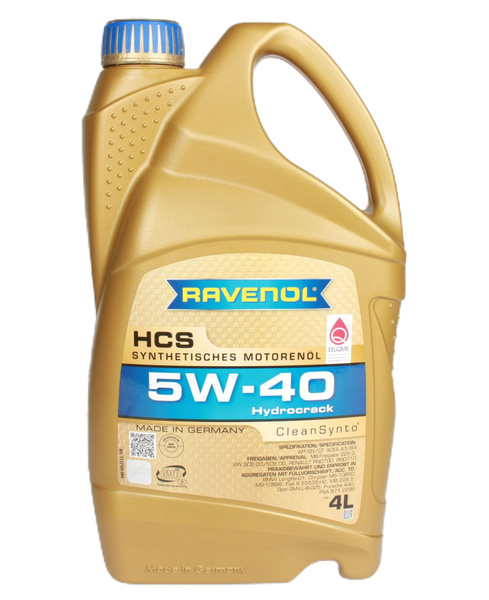 Масло моторное RAVENOL 5W-40 Синтетическое - купить в интернет-магазине ...