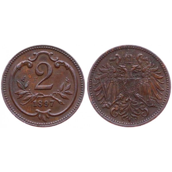 Австрия 2 Геллера 1897 год - купить в интернет-магазине OZON с быстрой доставкой (336378480)