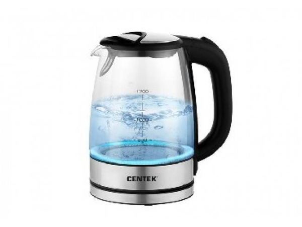 Купить электрический чайник Centek CT-0058, Металл/стекло по низкой цене: отзывы, фото ...
