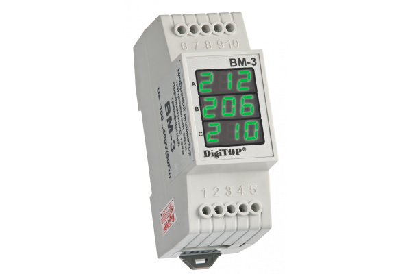 Вольтметр DigiTOP ВМ-3 Green купить на OZON по низкой цене (356543692)