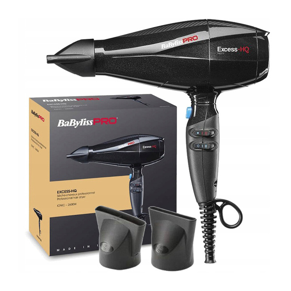 Фен для волос BaByliss PRO EXCESS-HQ, черный - купить по выгодным ценам ...