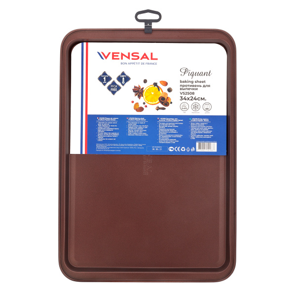 VENSAL Противень, 24х34 см - купить с доставкой по выгодным ценам в ...