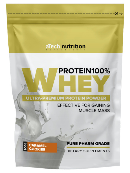 Сывороточный протеин Whey Protein 100 % для набора мышечной массы вкус ...