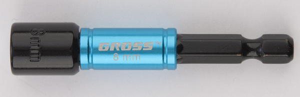 Бита Gross Бита Gross с торцевой головкой, магнитная, Nut-Driver, 8 мм ...
