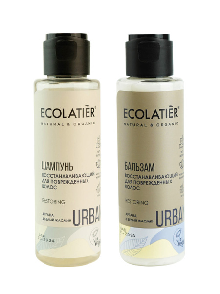 Ecolatier URBAN Набор дорожный Восстановление для волос (шампунь 100 мл ...