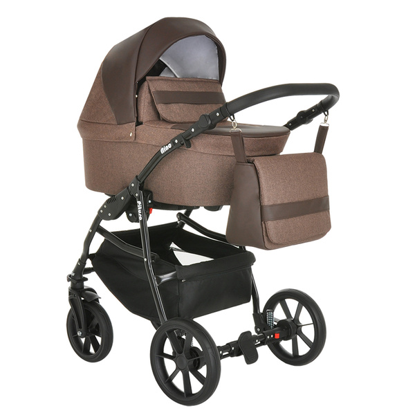 Коляска PITUSO 2 в1 Nino короб и прогулка Brown + Кожа Brown - купить с ...