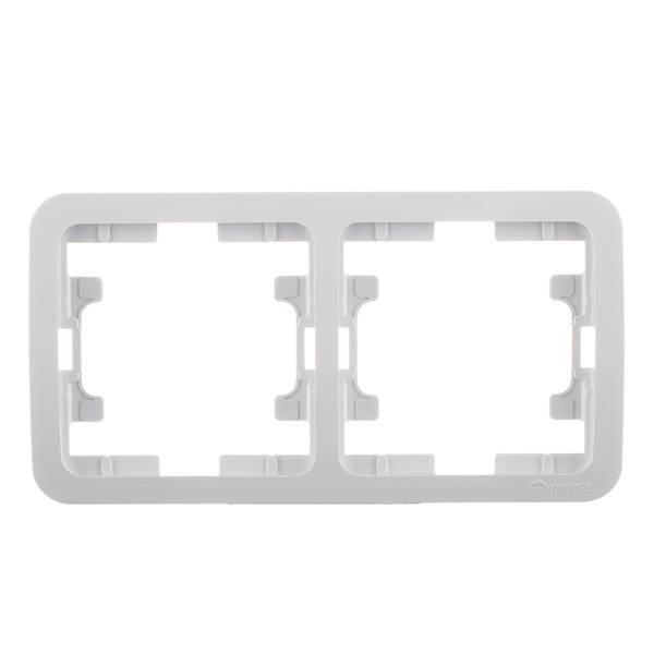 Рамка Makel Mimoza 22012 двухместная универсальная белая - купить по низкой цене в интернет ...