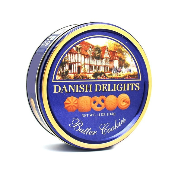 DANISH DELIGHTS Butter Cookies Датское печеньице на сливочном маслице ...