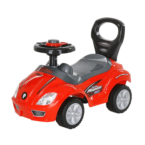 Толокар, машинка каталка Pituso Mega Car, музыкальная, отсек для игрушек, красная - купить с ...