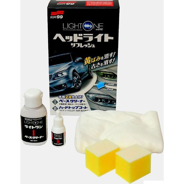 Soft99 Покрытие для пластика фар Light One 50мл+8мл (03133) купить на OZON по низкой цене ...