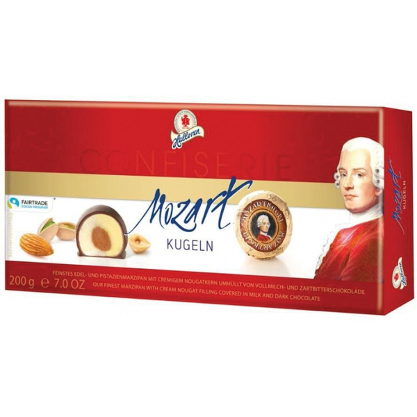 Набор конфет Halloren Моцарт марципан в шоколаде, 200 г, 18 шт./кор ...