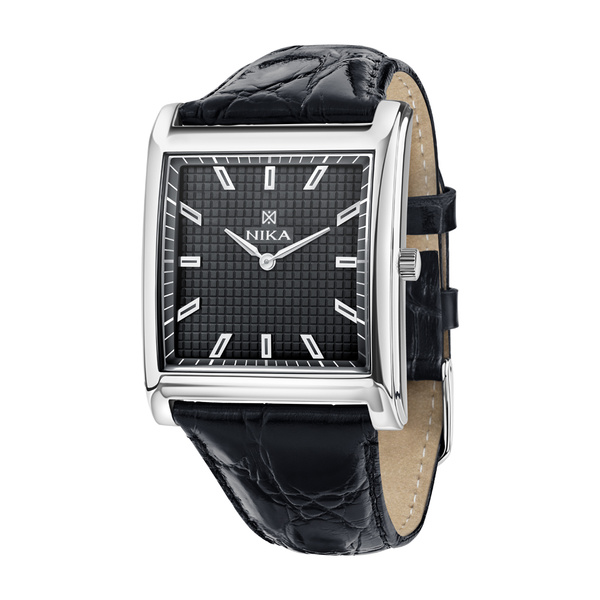 НИКА Часы наручные мужские из серебра 925 ювелирные кварцевые GENTLEMAN ...