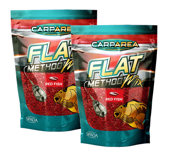 Прикормка CARPAREA FLAT METHOD КАРП (Красная рыба) 2 пакета по 600 г - купить с доставкой по ...