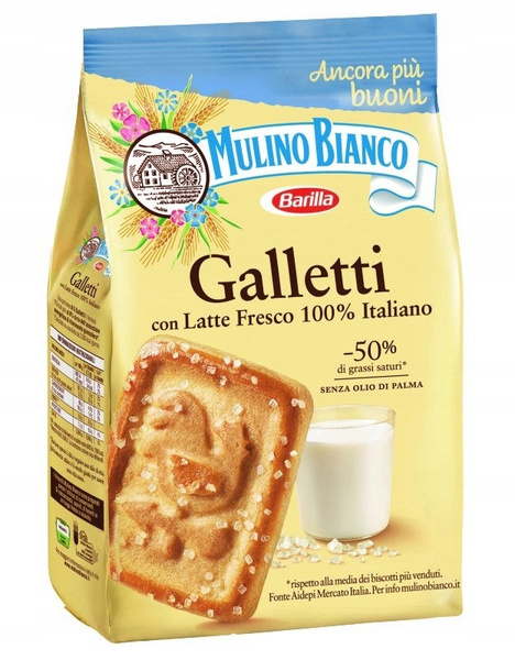 Печенье Mulino Bianco Galletti сахарное, 350 гр. (Италия) - купить с ...