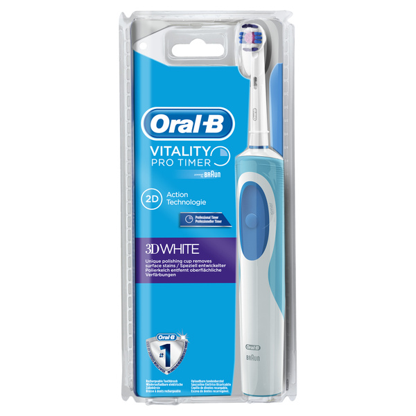 Вопросы и ответы о Электрическая зубная щетка Oral-B Vitality 3D White ...