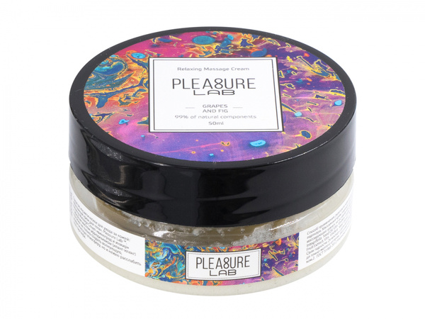 Массажный крем Pleasure Lab Relaxing виноград и инжир 50 мл купить с доставкой по выгодным