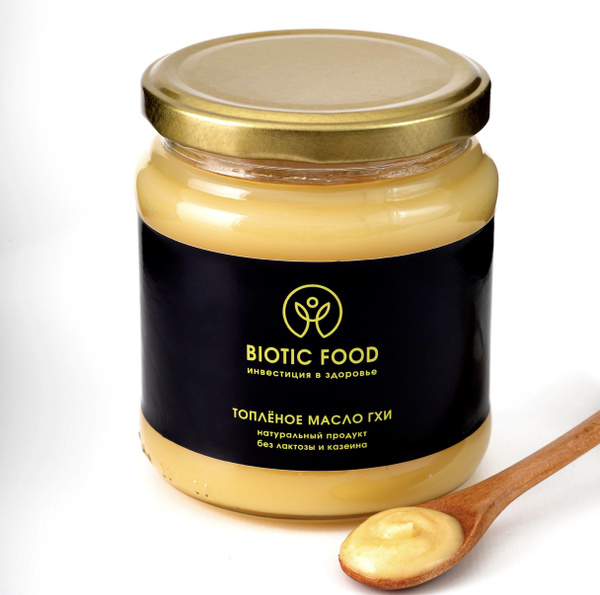 Biotic Food Топленое масло 99% 380г. 1шт - купить с доставкой по ...