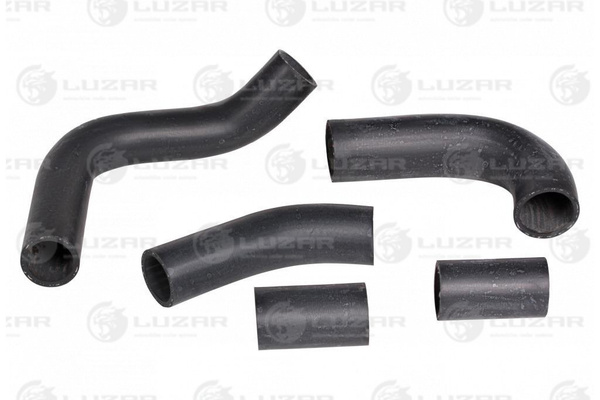 Патрубки радиатора ГАЗ 3110 двс 402 хомуты 5 шт. Luzar купить на OZON по низкой цене (643992497)