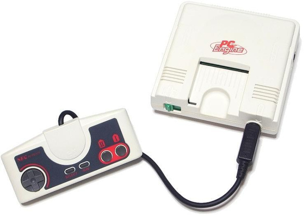 Игровая приставка 8 bit + 16 bit PC Engine + геймпад Белая Японская версия - купить с доставкой ...